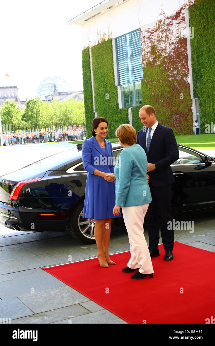 Berlin, Germany. 19th July, 2017. Chancellor Angela Merkel received ...