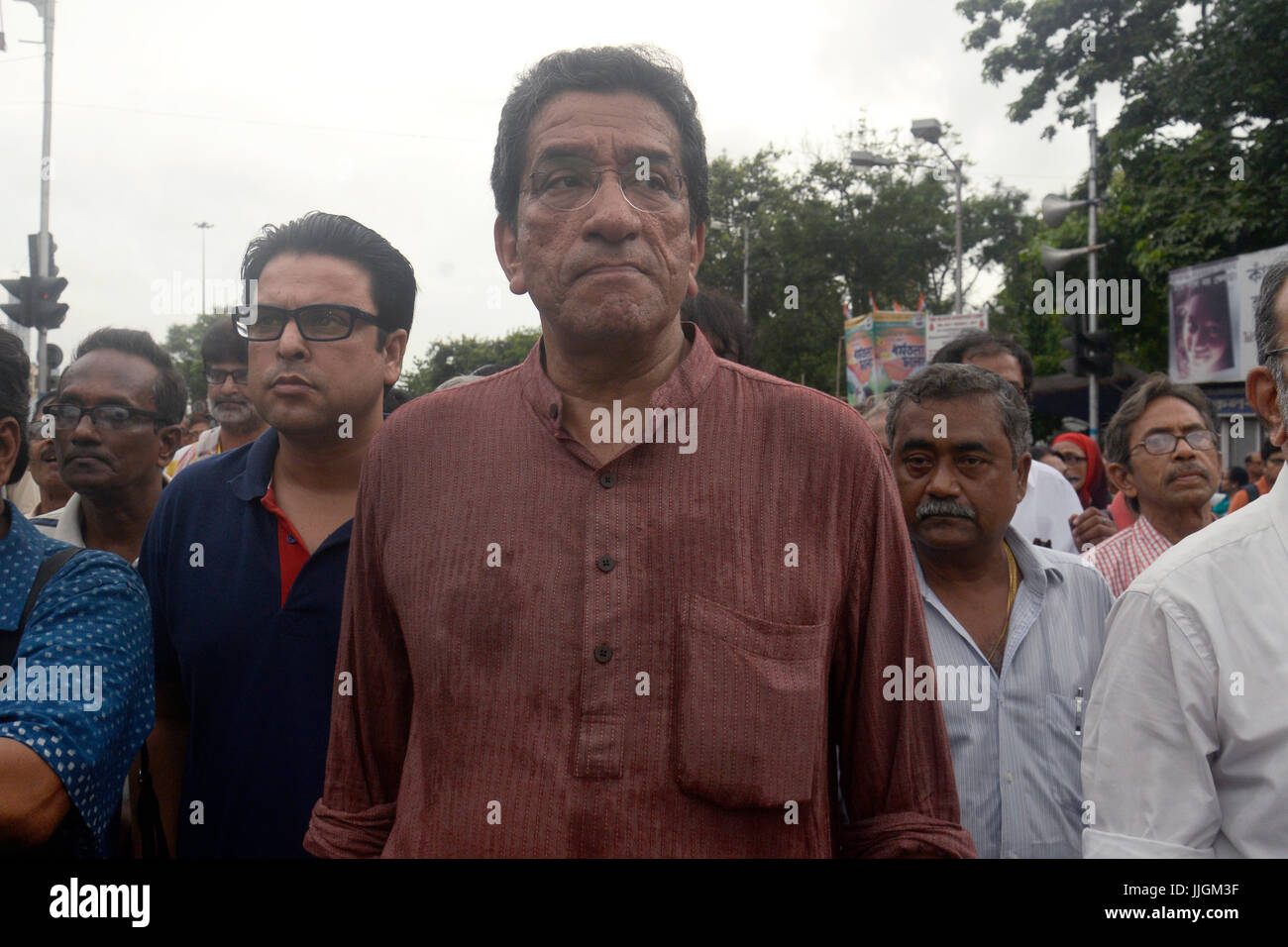 Kolkata, India. 19th July, 2017. Actor Sabyasachi Chakroborty and ...