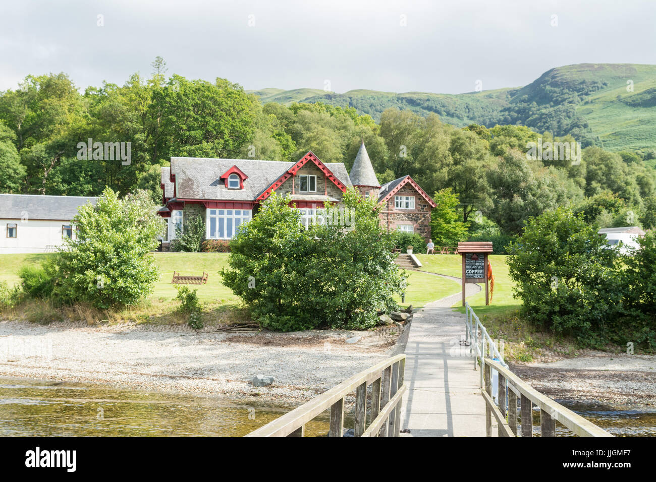 Rowardennan Youth Hostel, Loch Lomond, Scotland, UK Stock Photo - Alamy