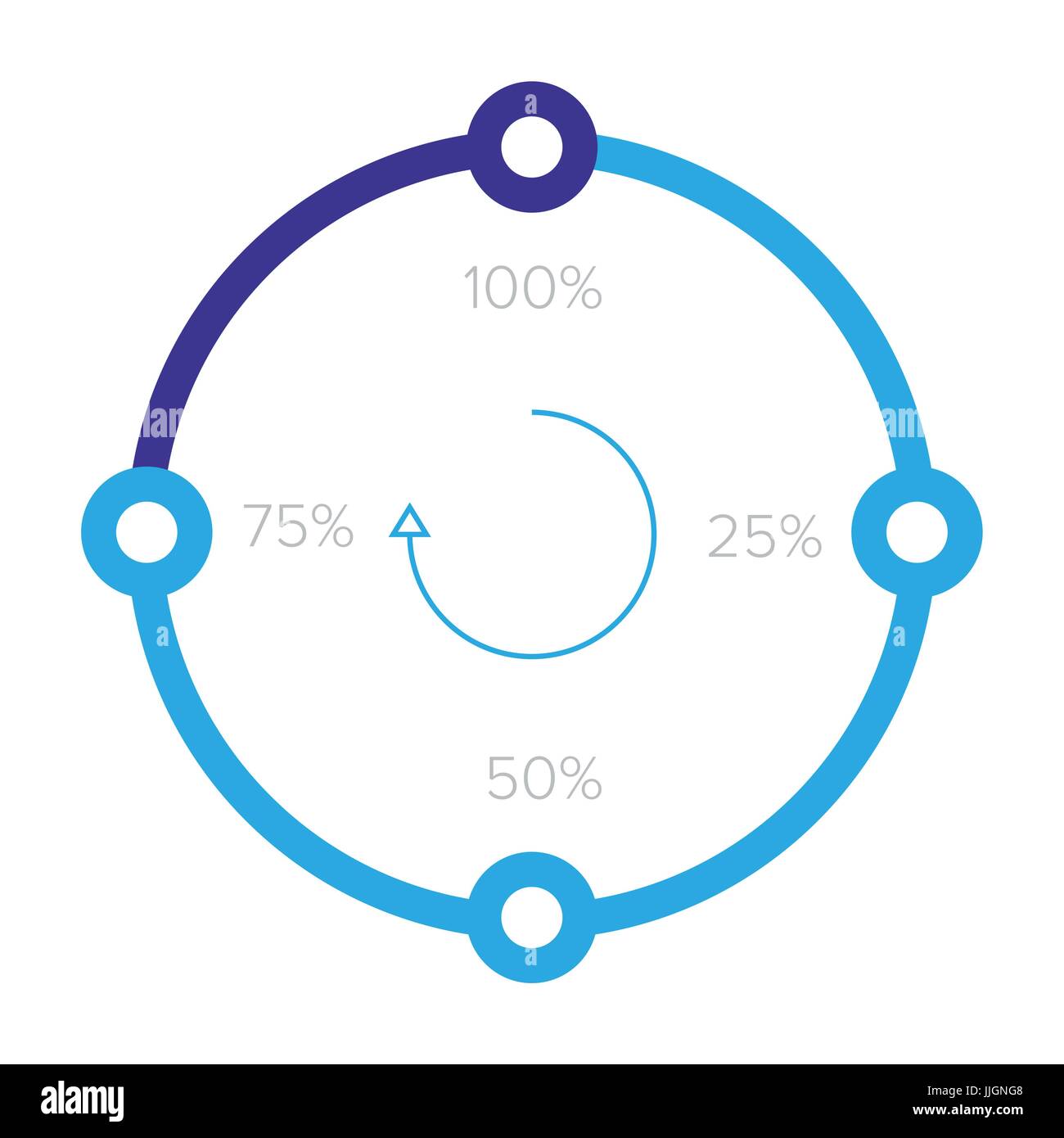 Percent progress bar set vector Stock Vector Image & Art - Alamy