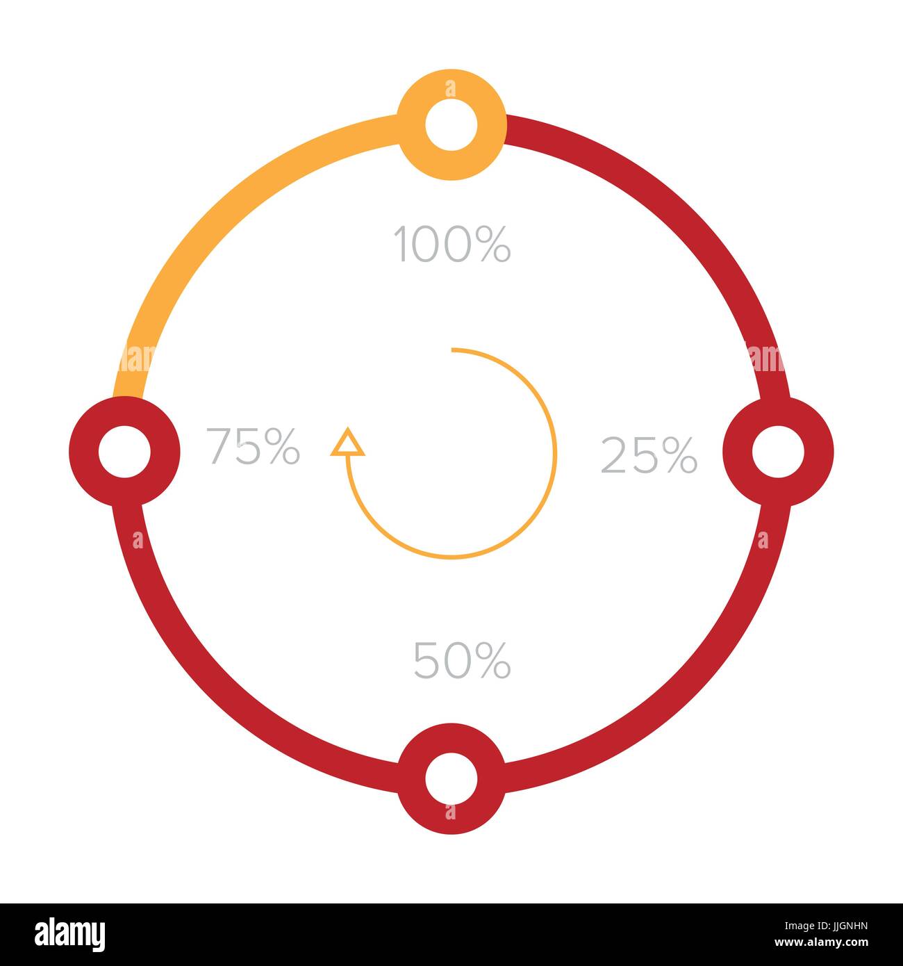 Percent progress bar set vector Stock Vector Image & Art - Alamy