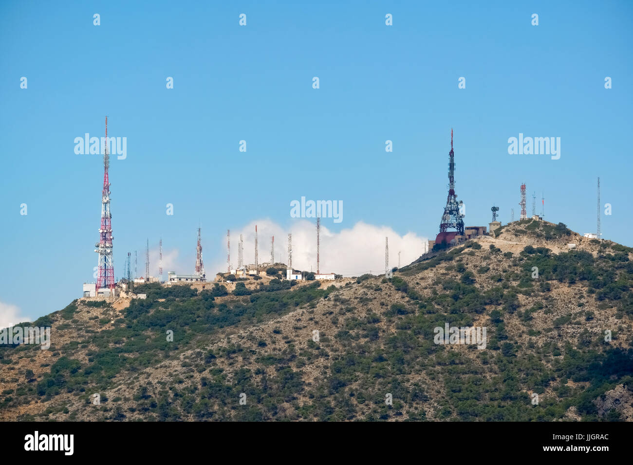 BENALMADENA, ANDALUCIA/SPAIN - JULY 7 : View from Mount Calamorro near ...