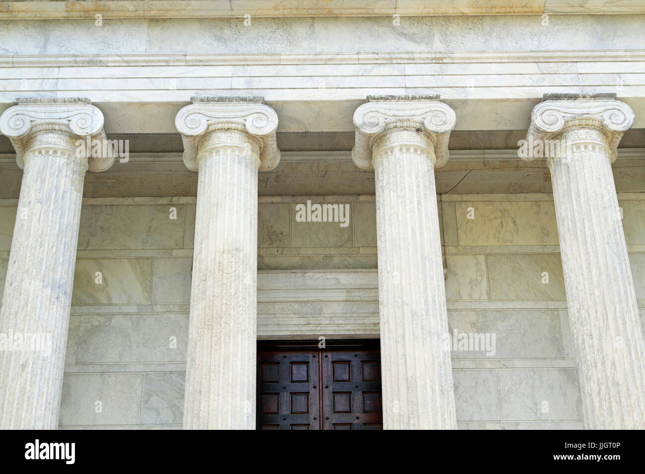 The columns of Whig Hall, Princeton University, Princeton, NJ Stock ...