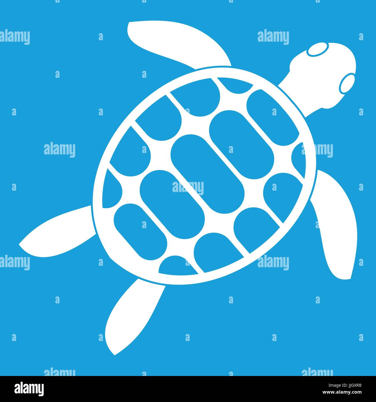 Turtle icon white Stock Vector Image & Art - Alamy