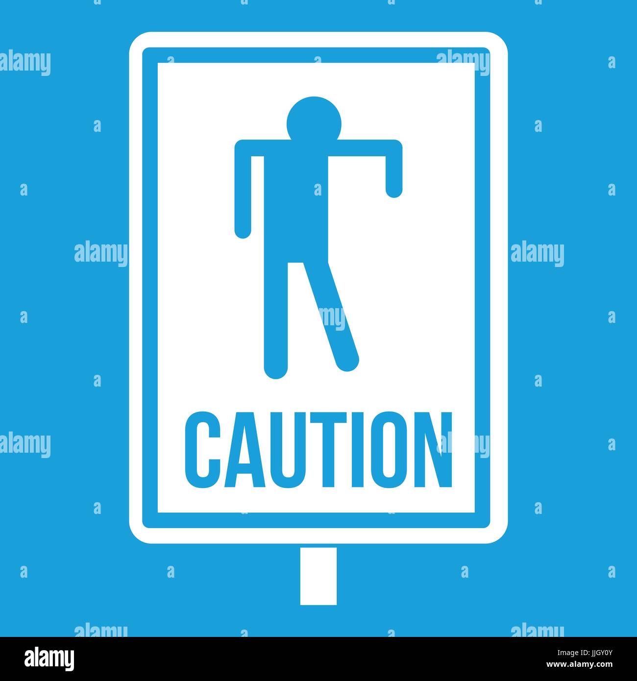 Zombie road sign icon white Stock Vector Image & Art - Alamy