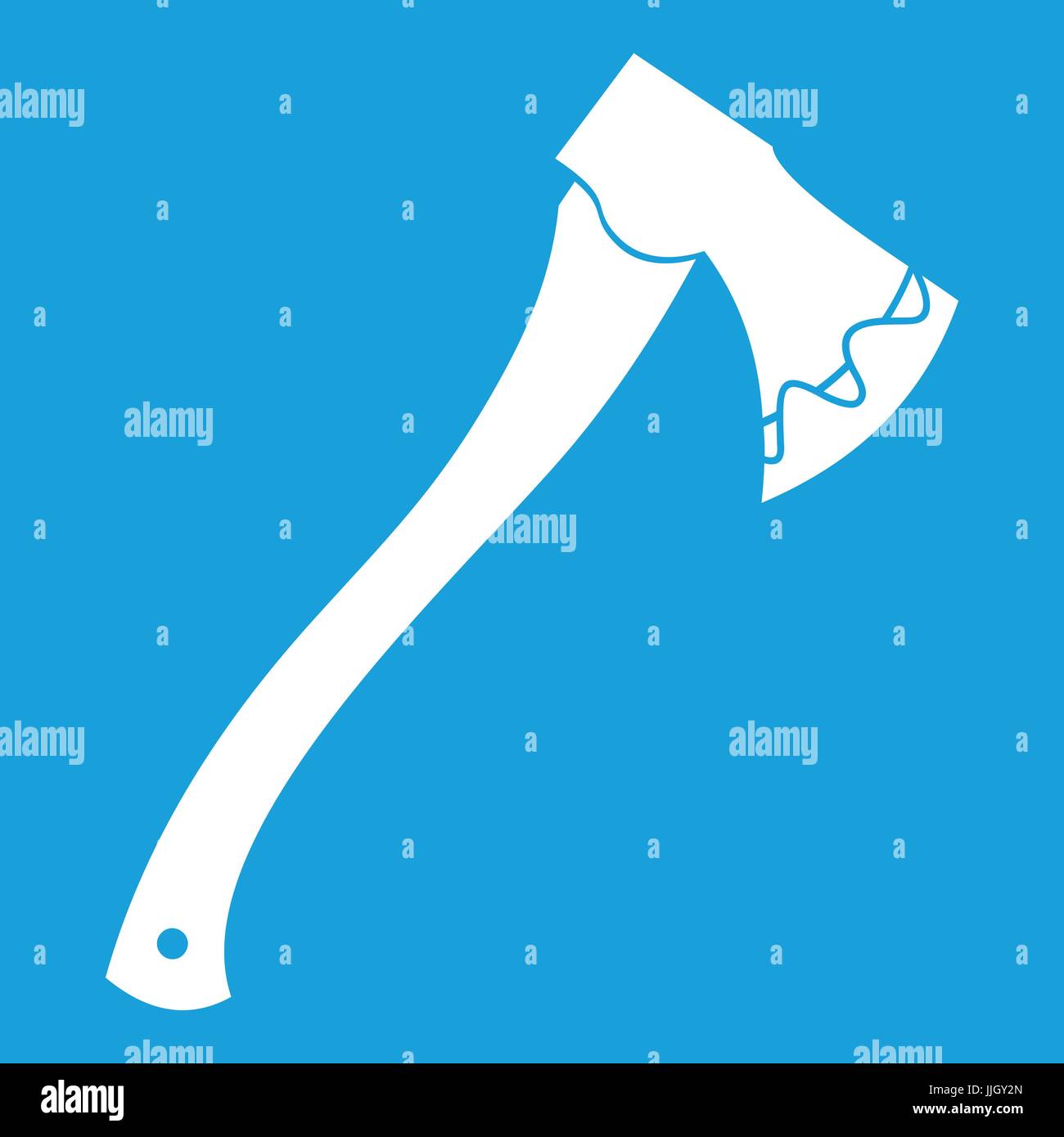 Bloody executioner axe Stock Vector Images - Alamy