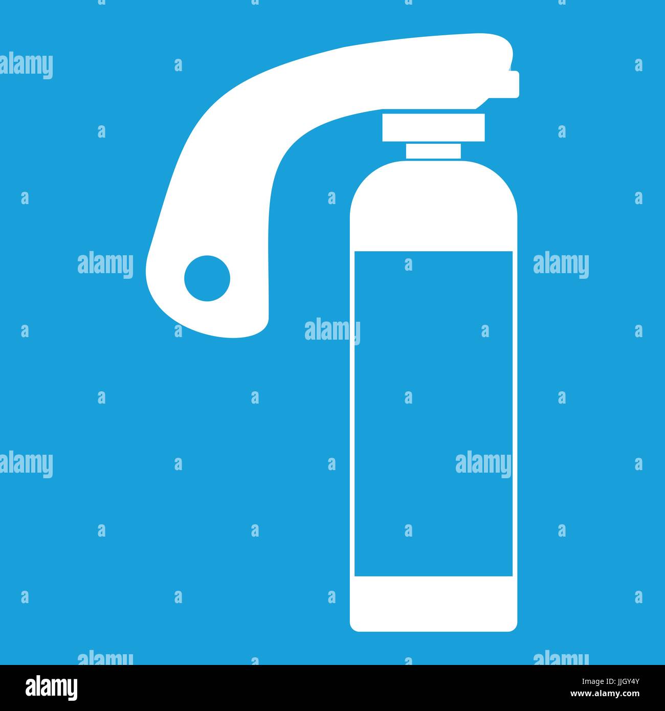 Fire extinguisher icon white Stock Vector Image & Art - Alamy