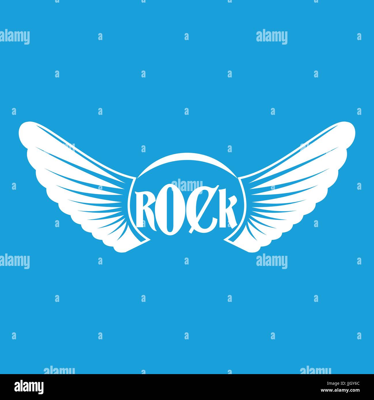Rock icon white Stock Vector Image & Art - Alamy