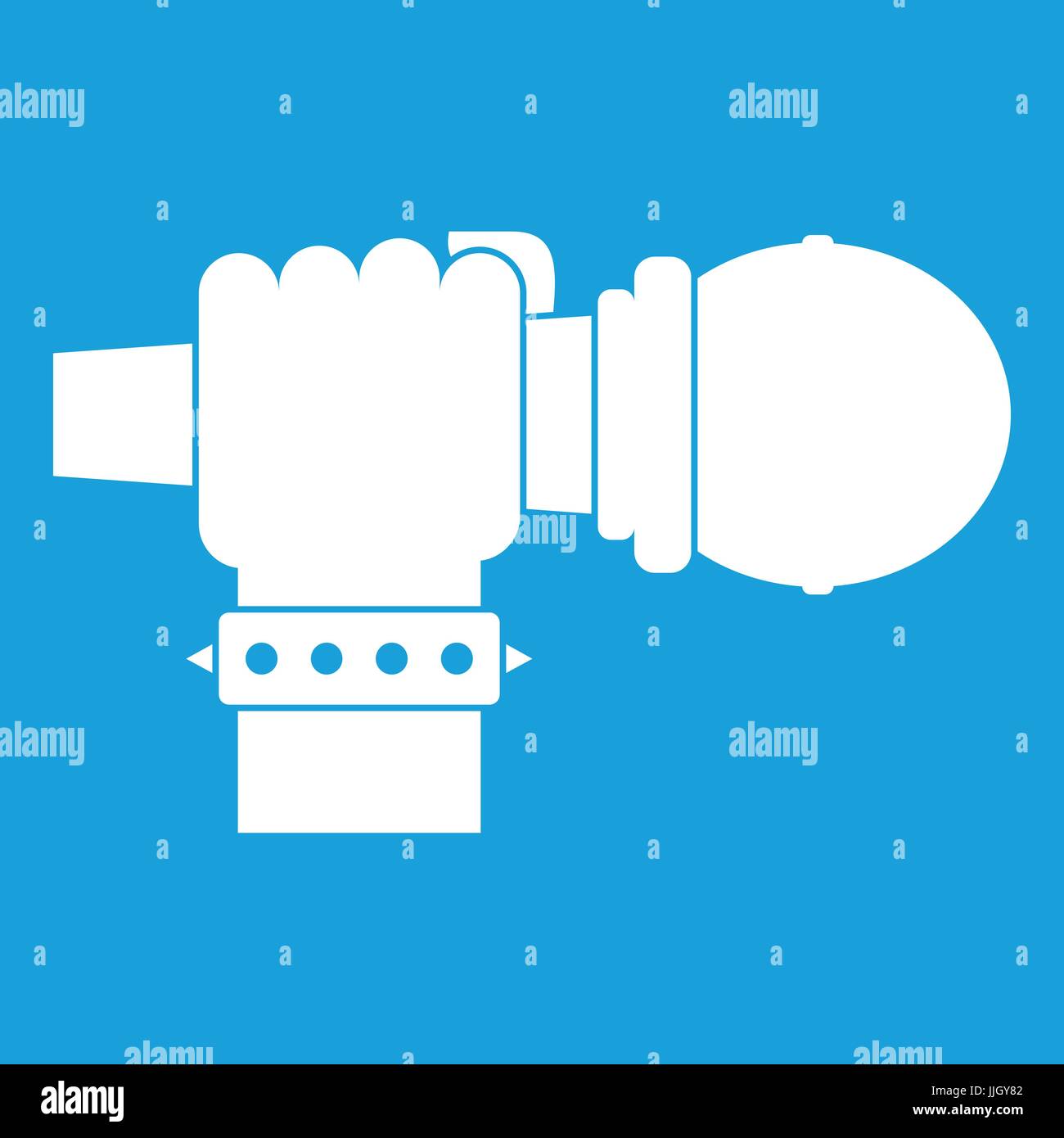Hand singer microphone logo Stock Vector Images - Alamy