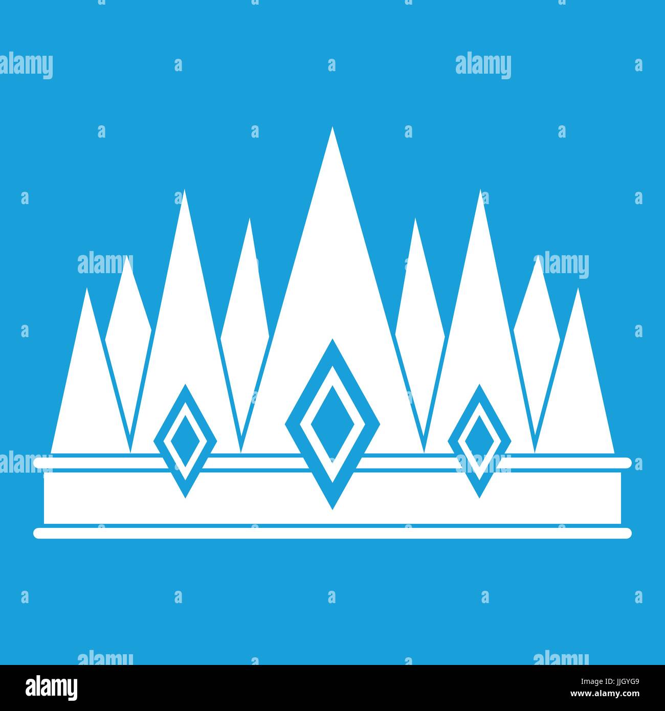 Crown icon white Stock Vector Image & Art - Alamy