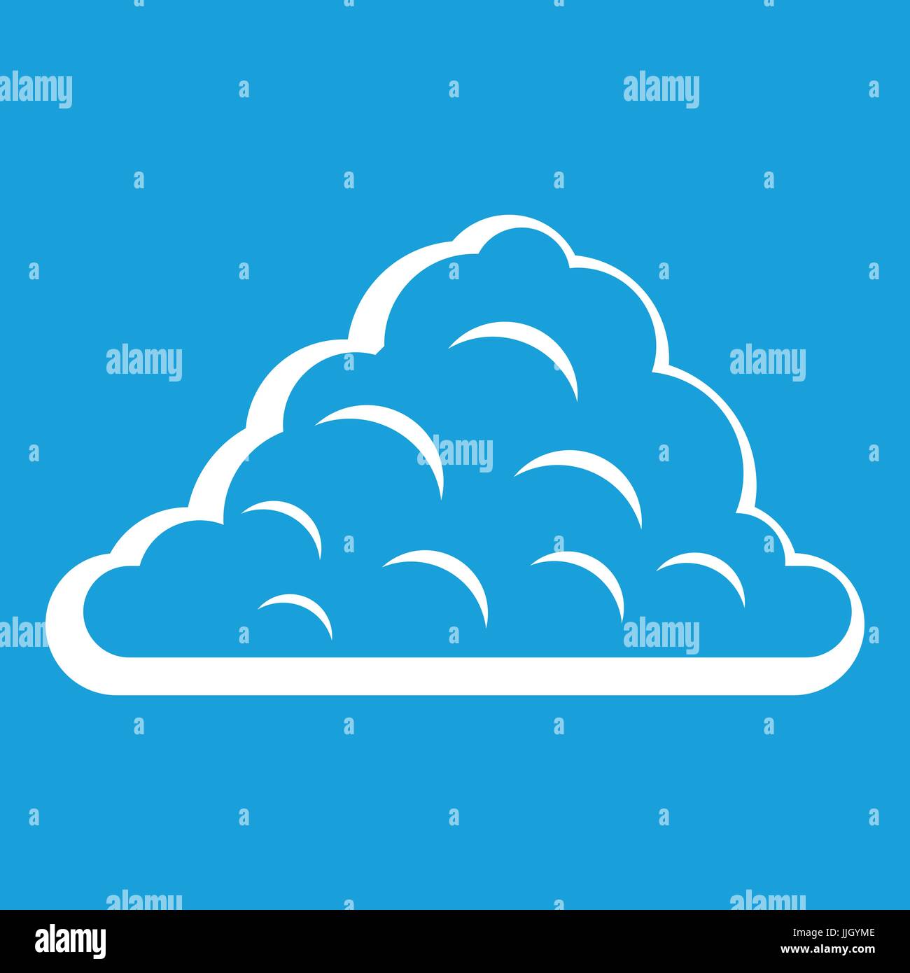 One small cloud Stock Vector Images - Alamy