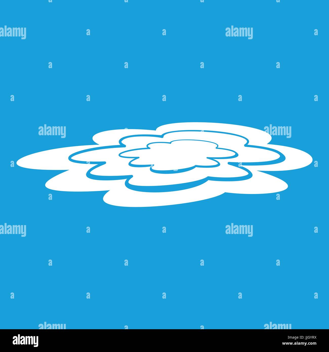 Water puddle icon white Stock Vector Image & Art - Alamy
