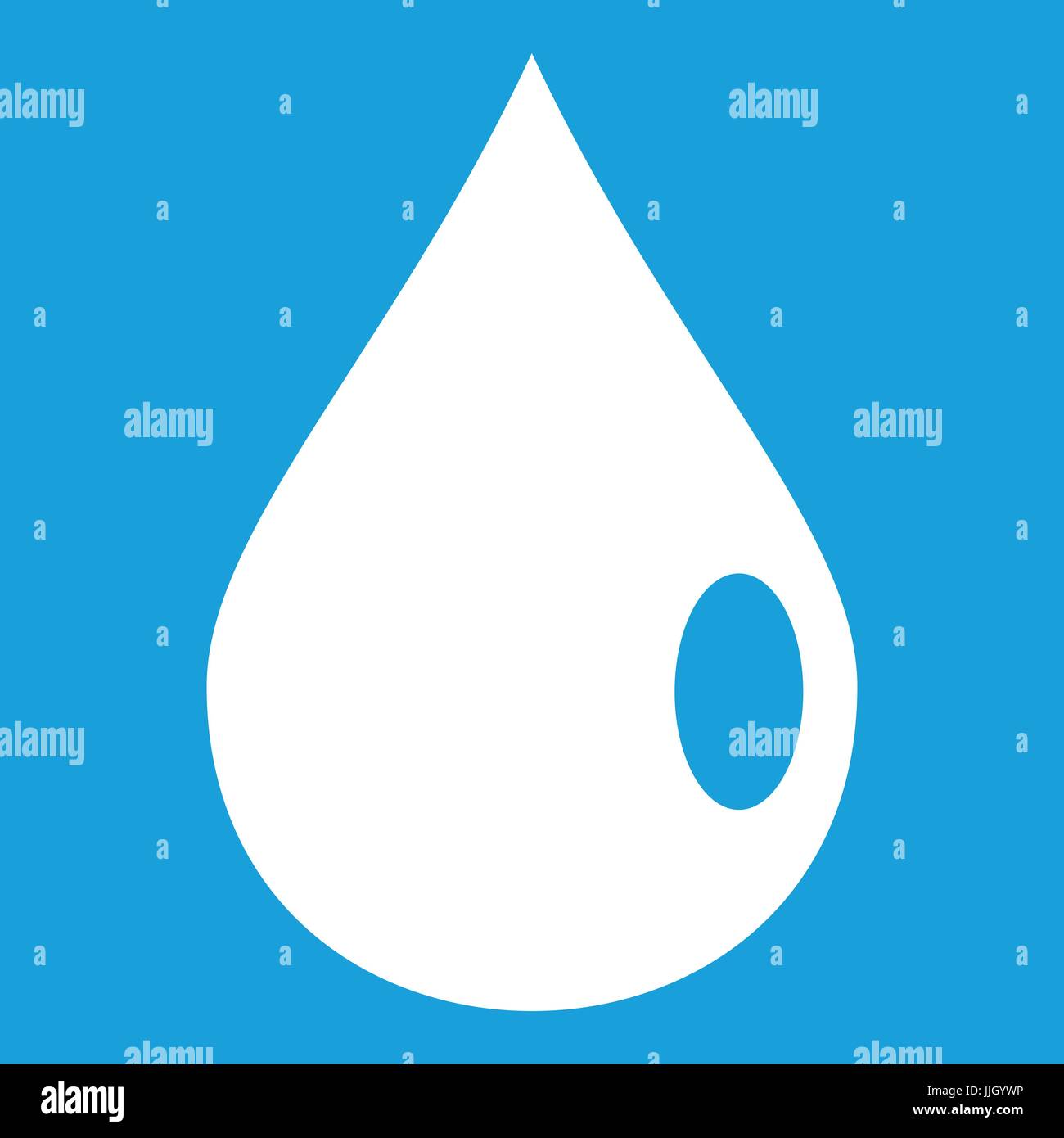 Drop icon white Stock Vector Image & Art - Alamy
