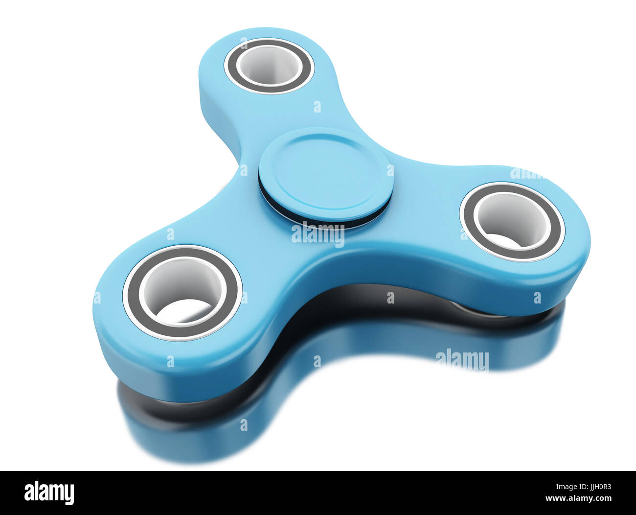 3d illustration. Fidget spinner. Autistic therapy, stres and anxiety ...
