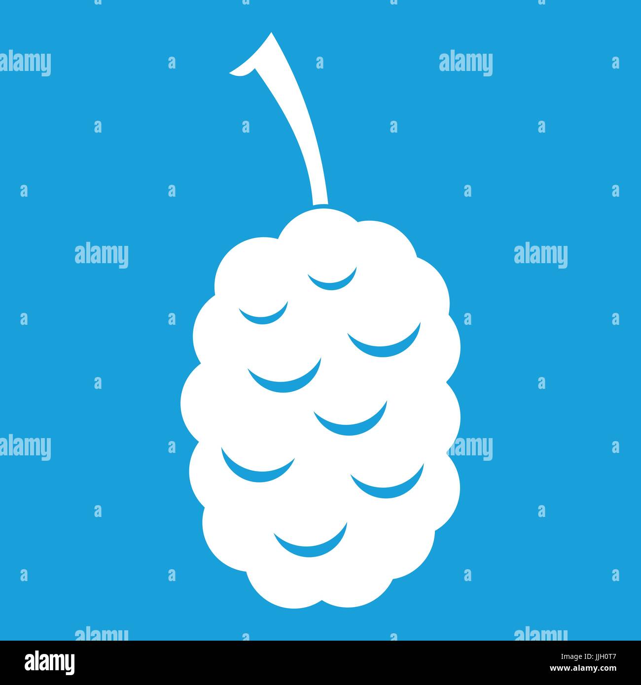 Fruit of mulberry icon white Stock Vector Image & Art - Alamy