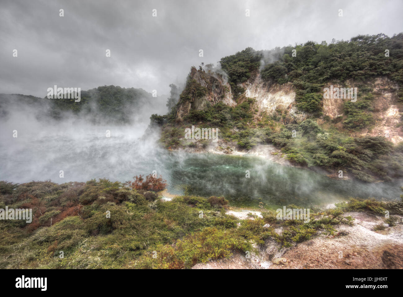 Waimangu Volcanic Valley, Rotarua, New Zealand Stock Photo - Alamy
