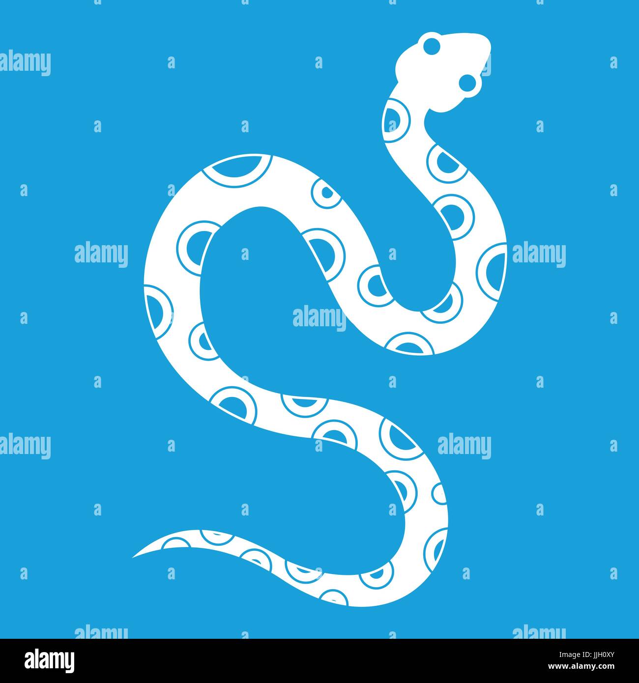 Venomous snake icon white Stock Vector Image & Art - Alamy