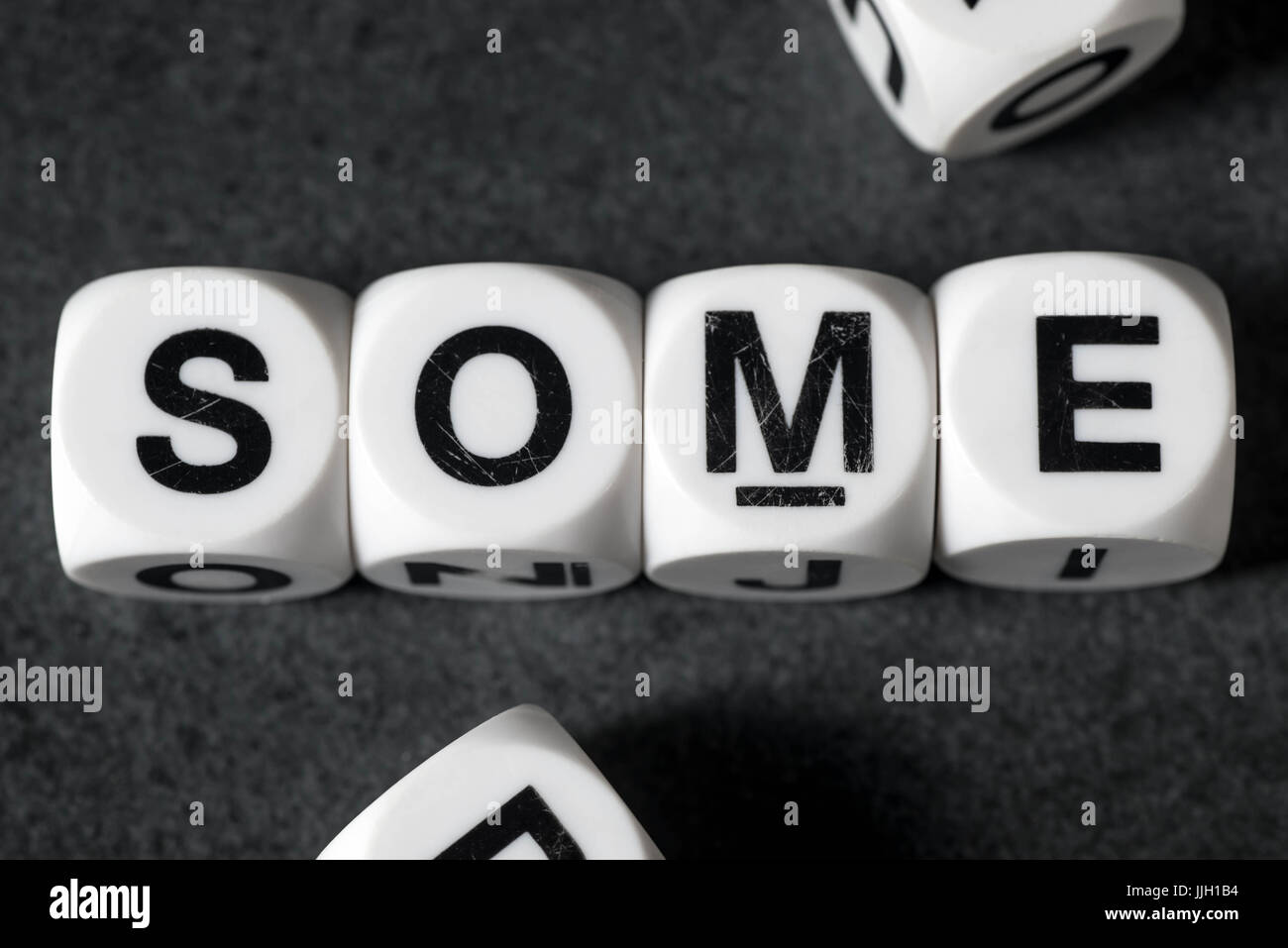 Cubes with letters hi-res stock photography and images - Alamy