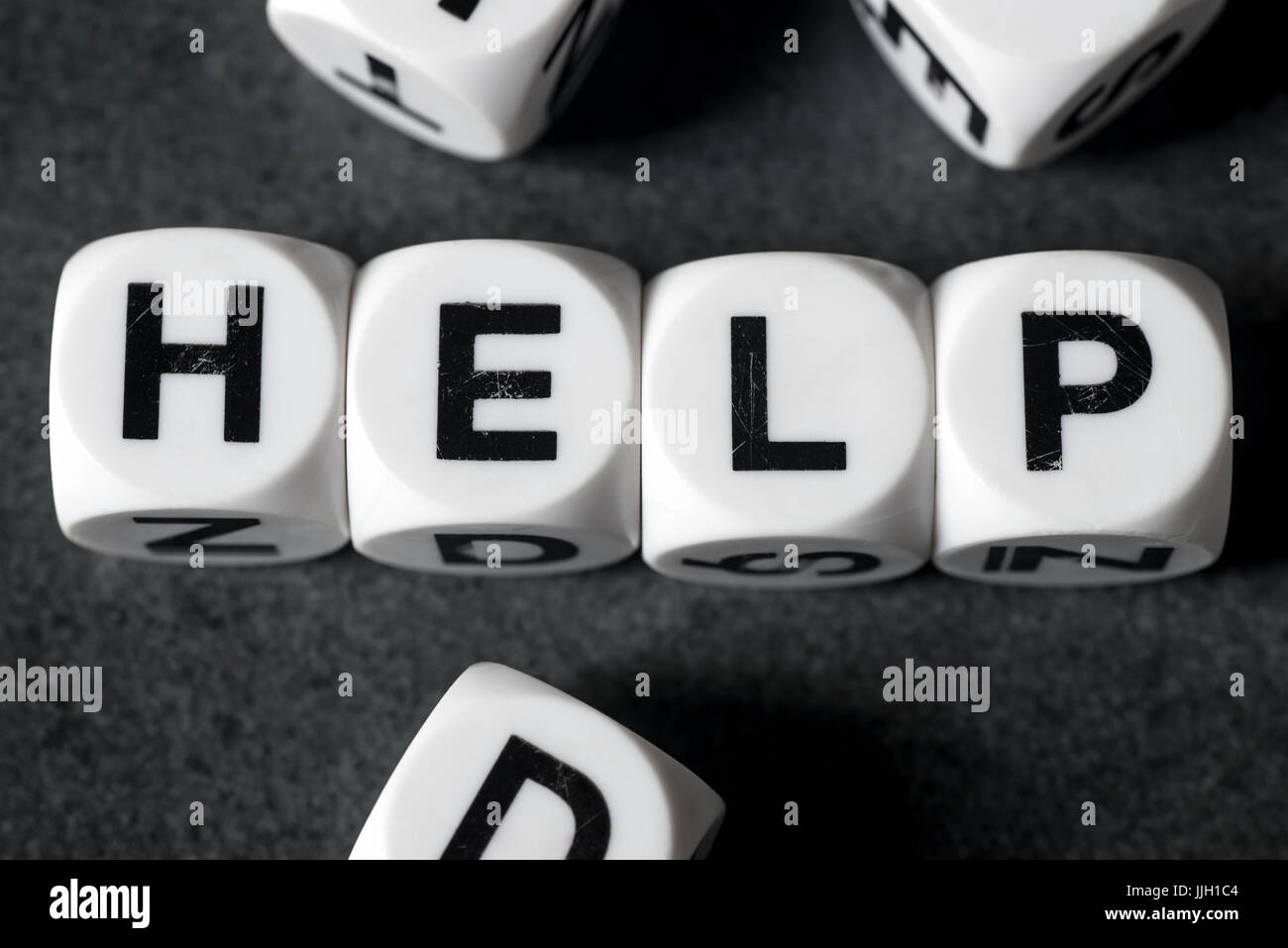 Toy blocks help spell hi-res stock photography and images - Alamy