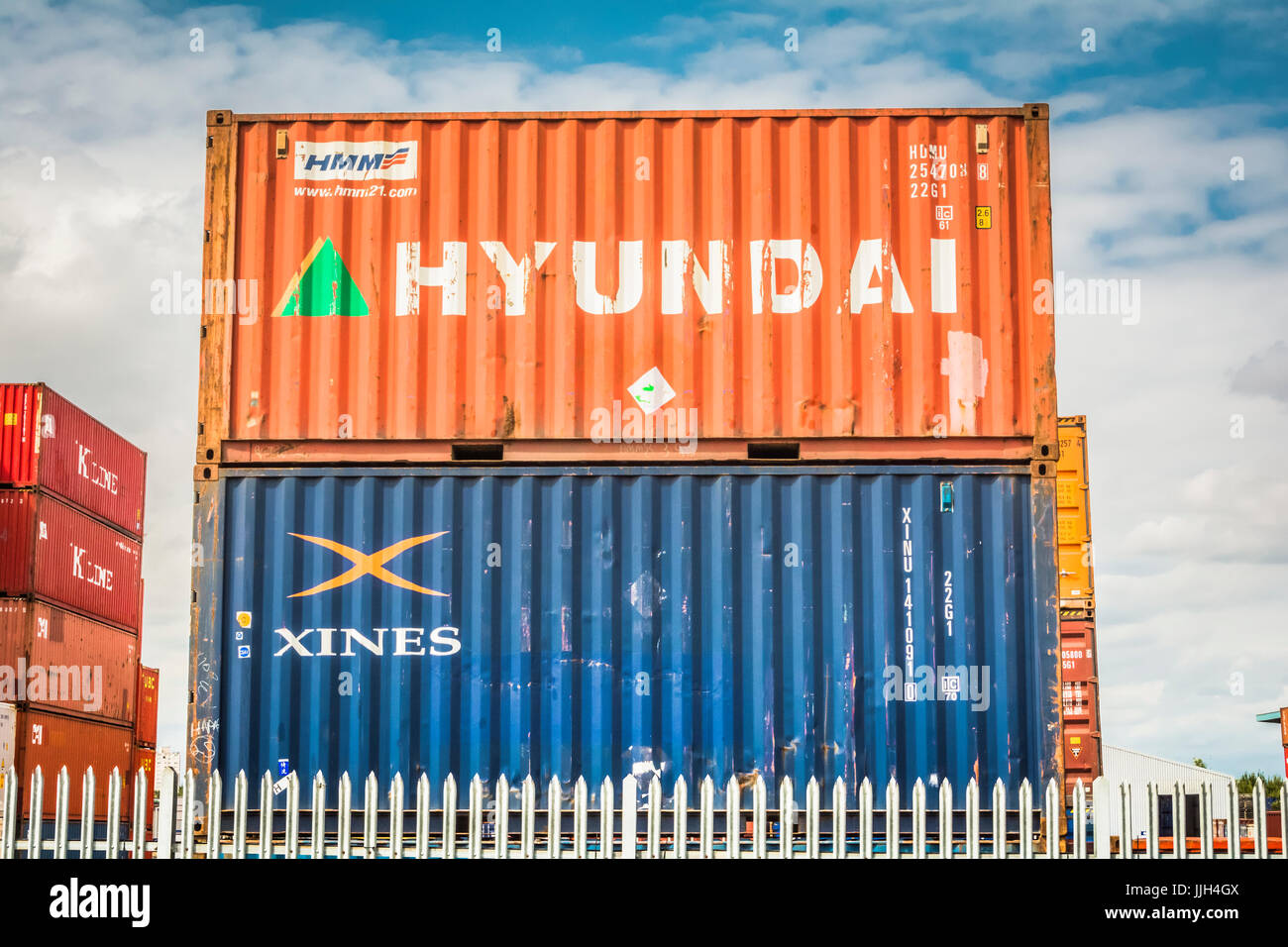 Car Park Containers High Resolution Stock Photography and Images - Alamy