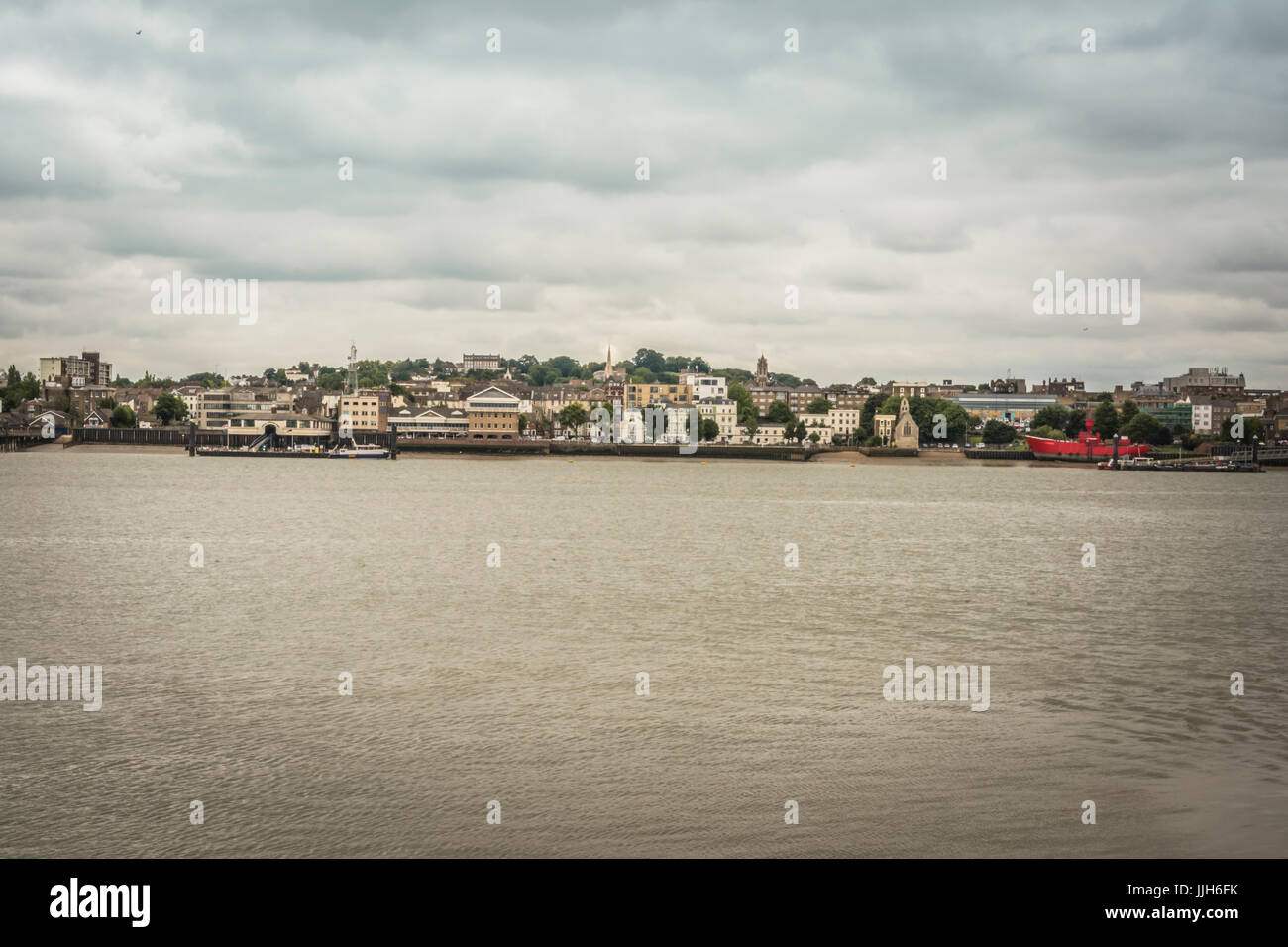 The town of Gravesend, Kent, England, UK Stock Photo - Alamy