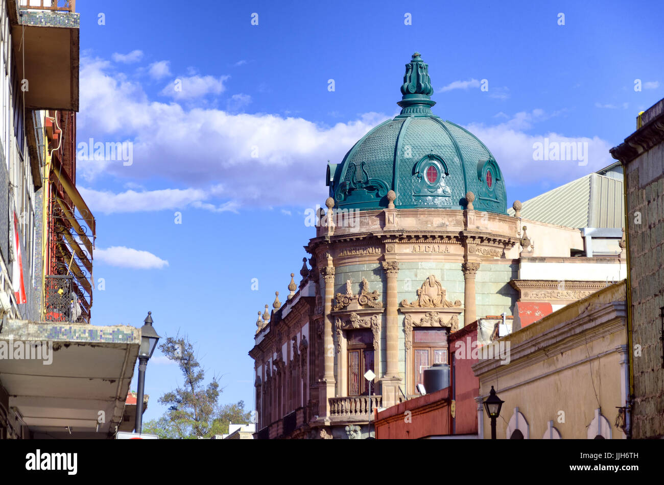 Colonial palace and architecture in downtown Oaxaca, Mexico Stock Photo ...