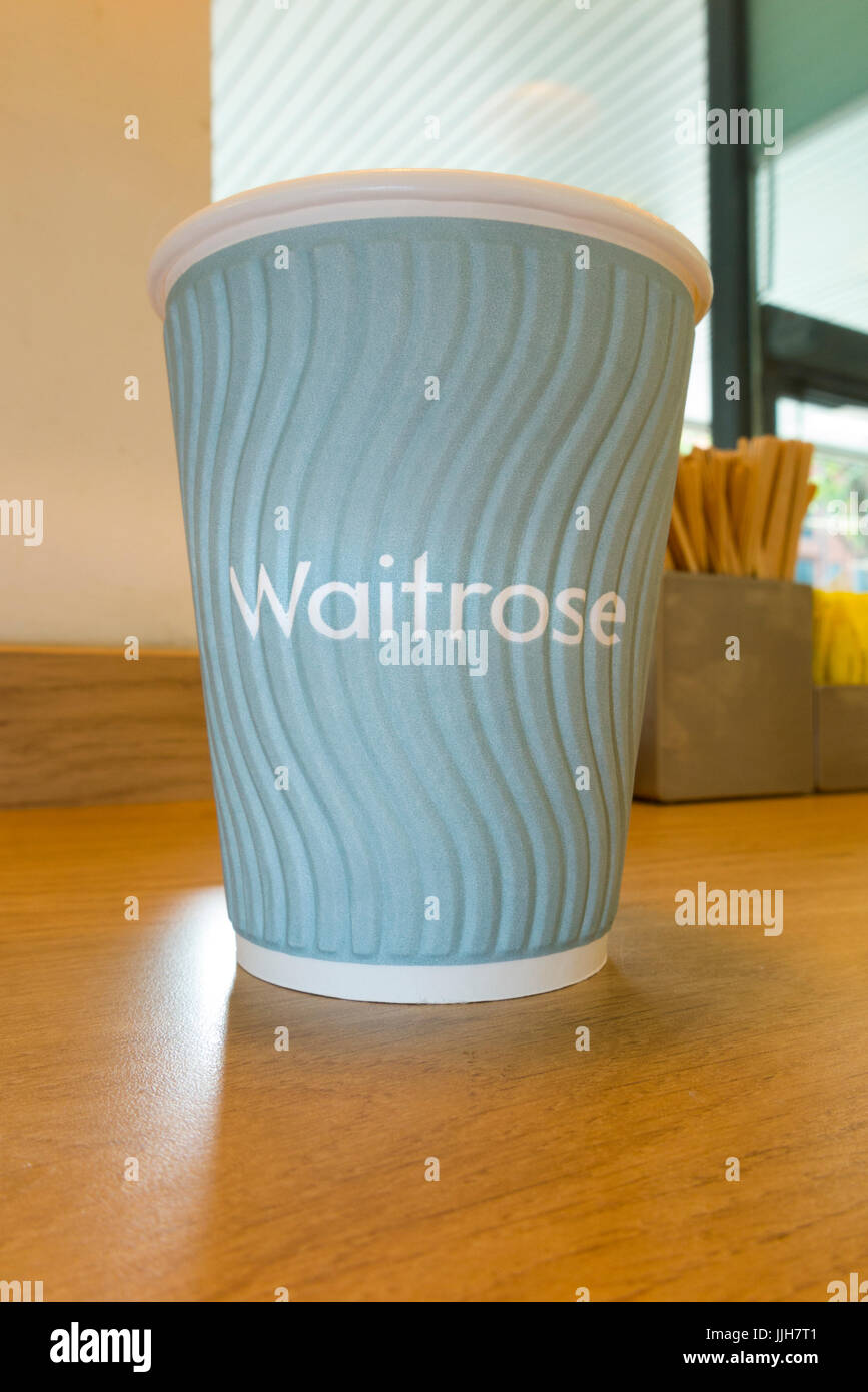 Waitrose take away coffee cups hi-res stock photography and images - Alamy