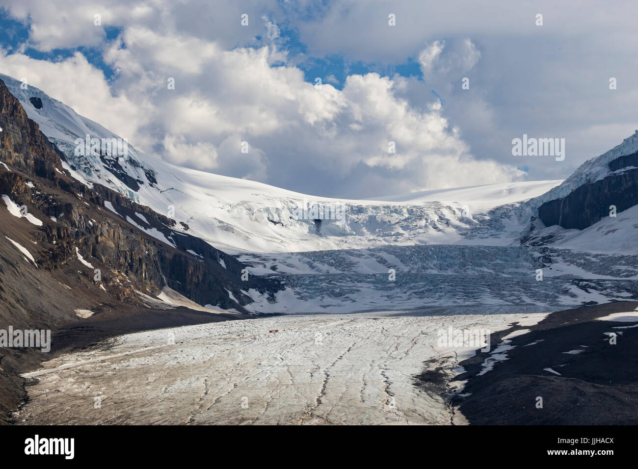 The Columbian Icefield in Banff National Park in Alberta, Canada Stock ...