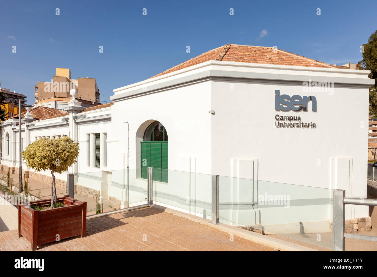 Cartagena, Spain - May 28, 2017: ISEN Campus University building in the ...