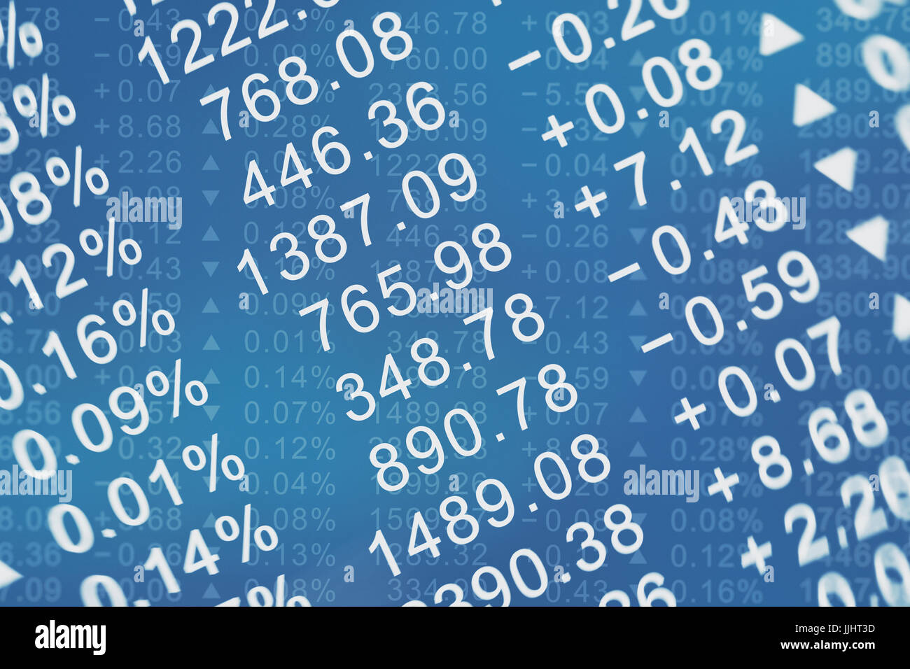 stock price chart on screen, business concept Stock Photo - Alamy