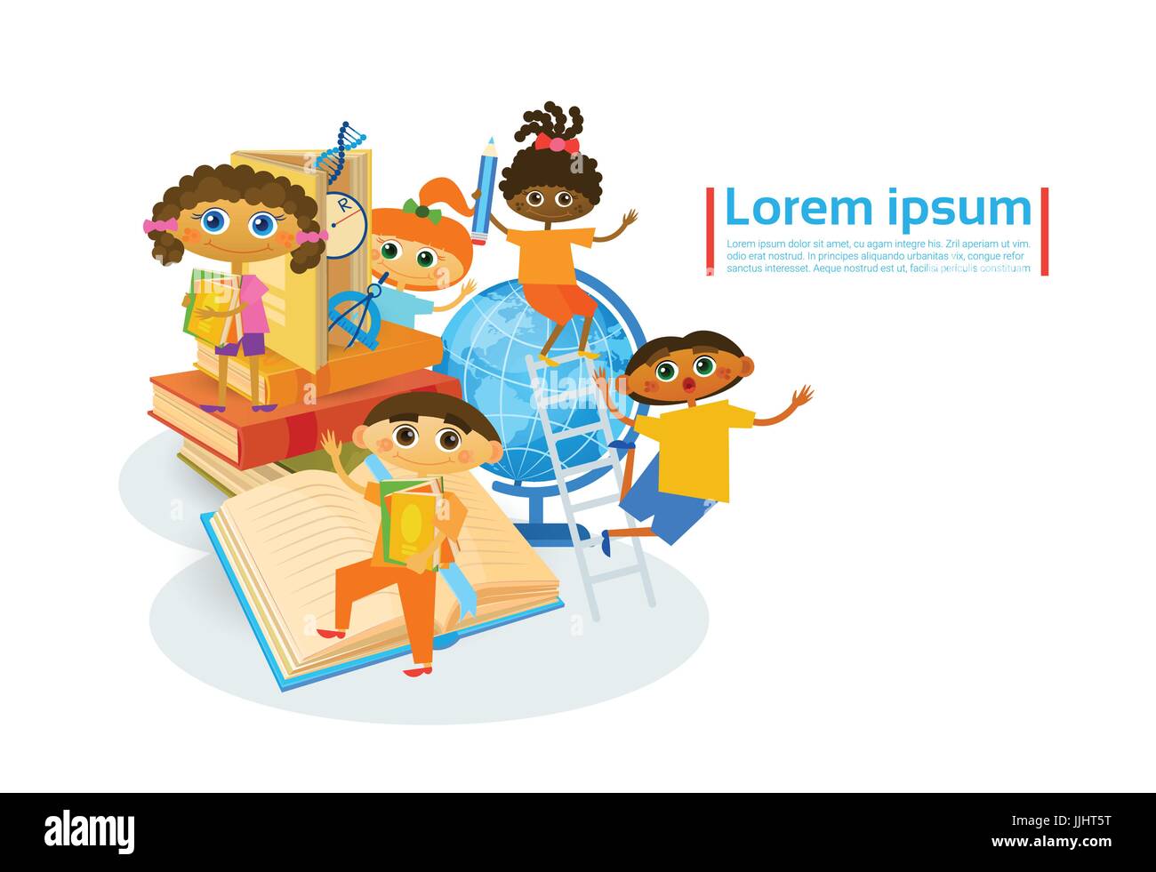 Kids Learing Together Small Children Visiting Classes Develop Hobbies ...