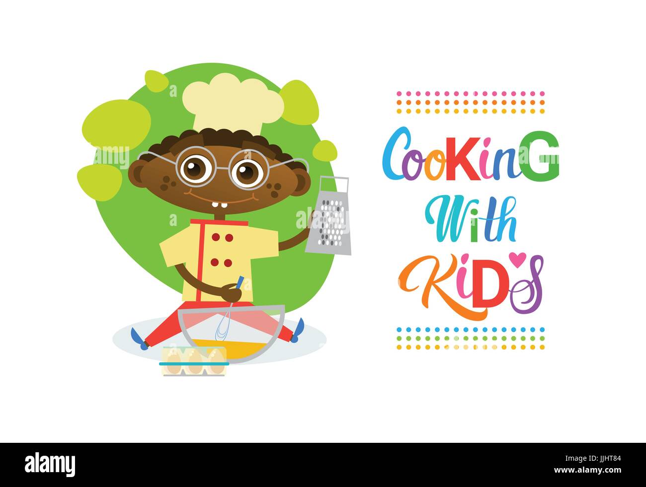 Cooking With Kids Children Culinary Classes Hobby Development Stock ...