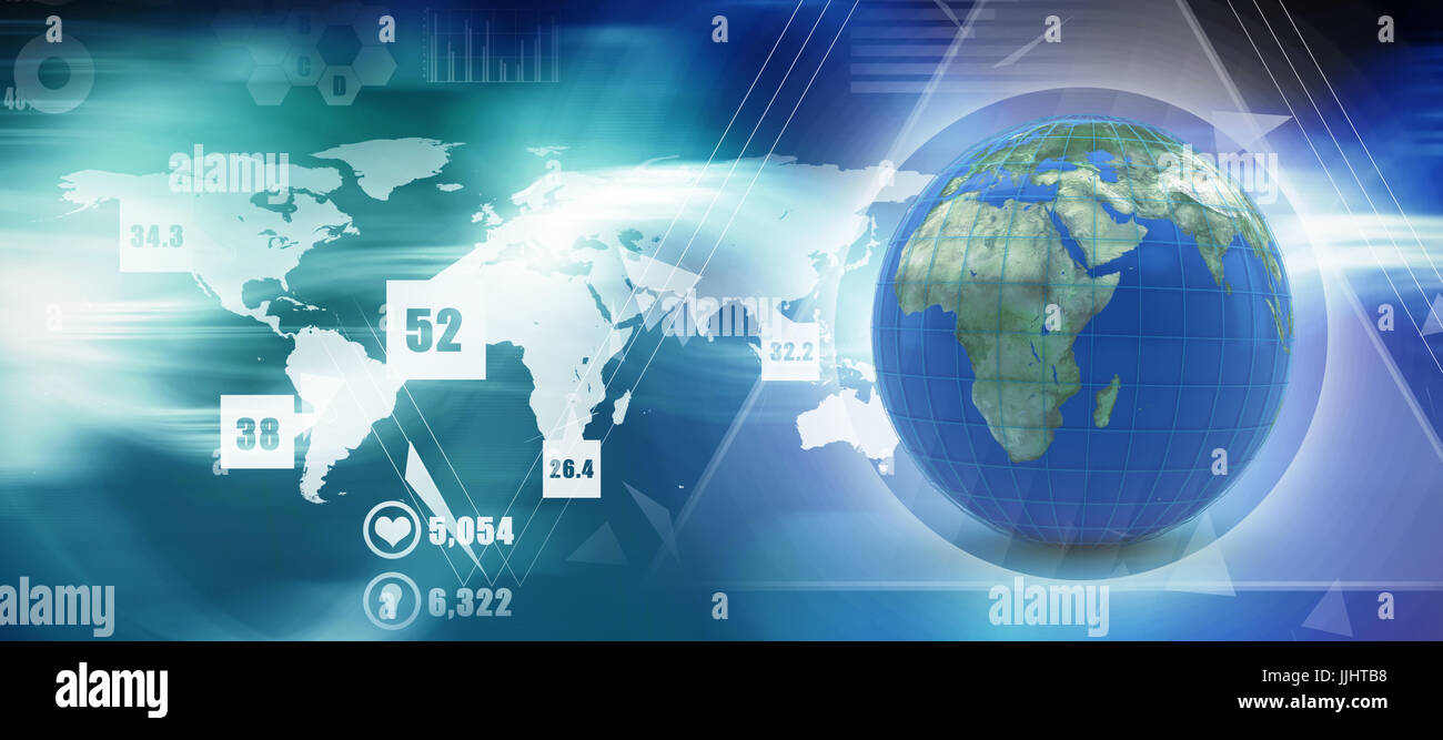 triangle design against curved laser light design in purple Stock Photo ...