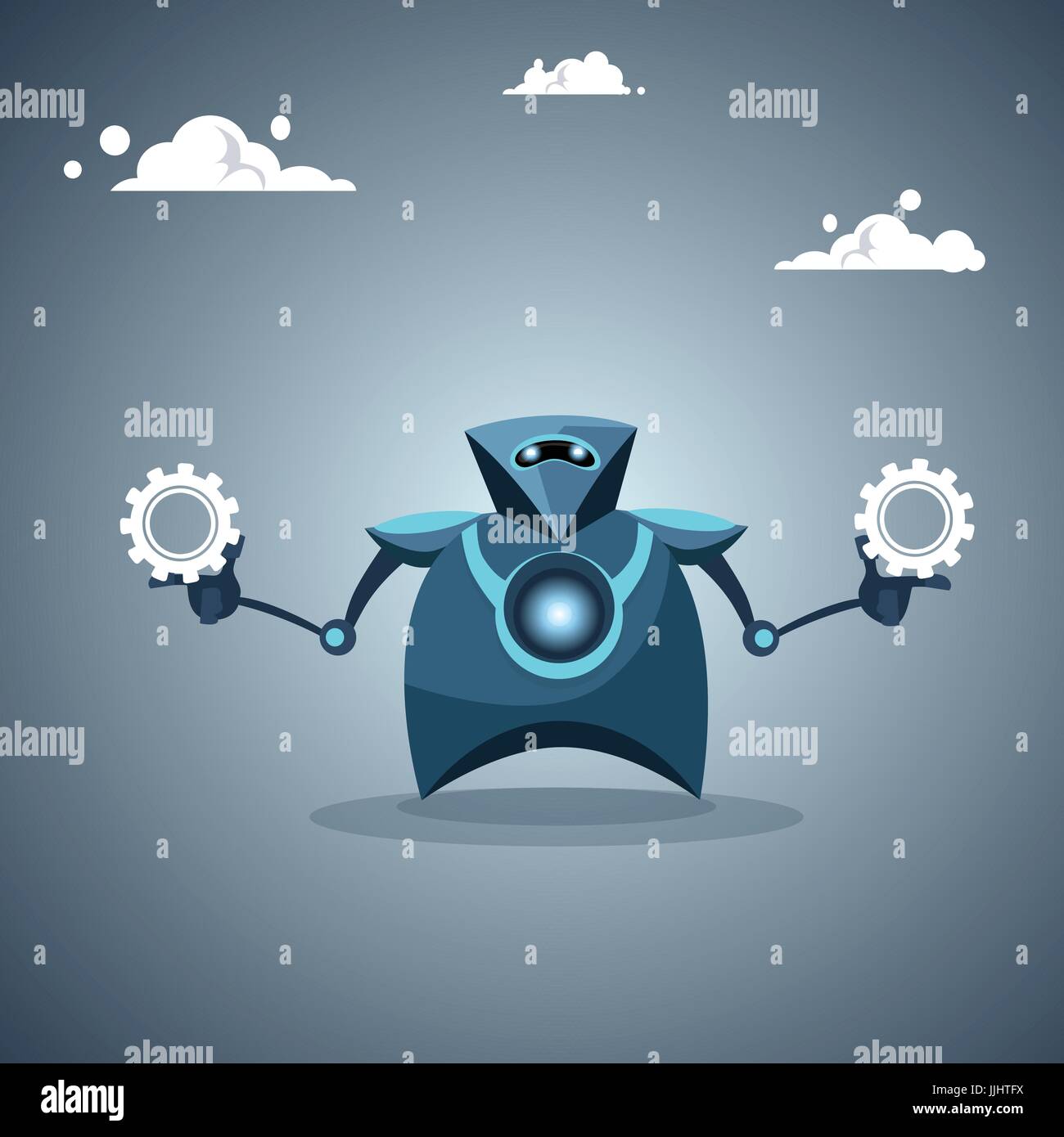 Cartoon cog symbol Stock Vector Images - Alamy