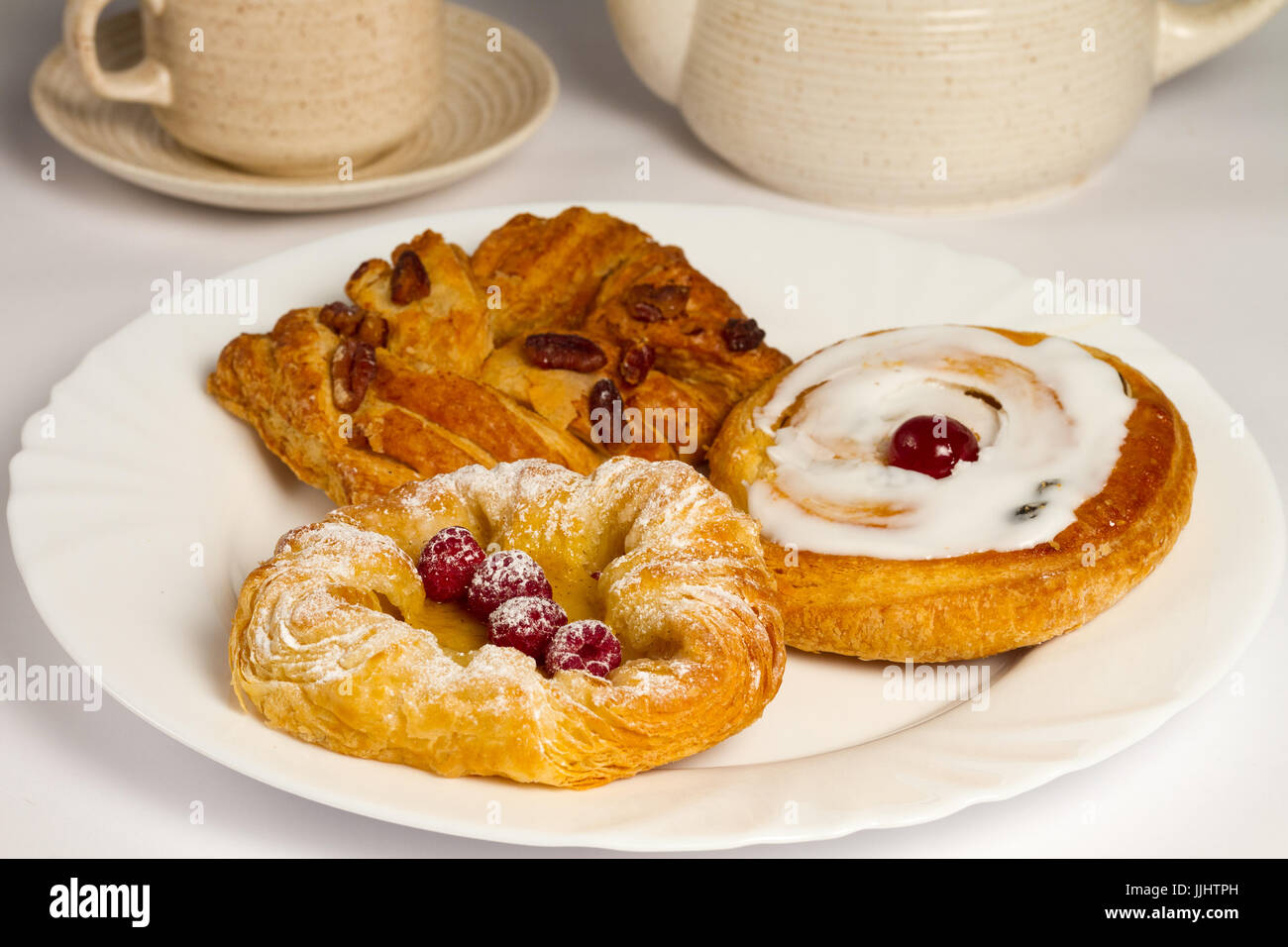 D is for Danish Pastries Stock Photo - Alamy