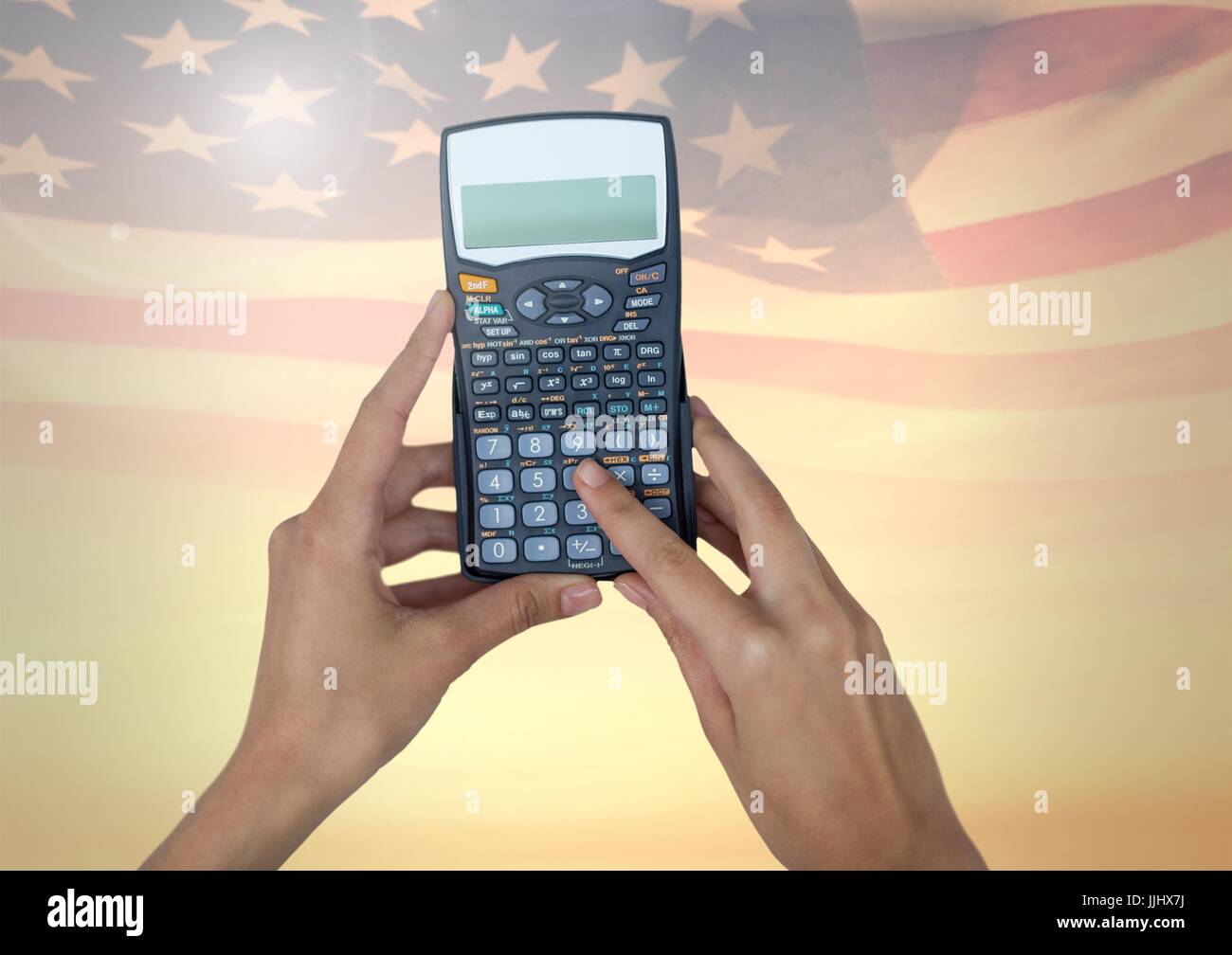 Using A Calculator High Resolution Stock Photography and Images - Alamy
