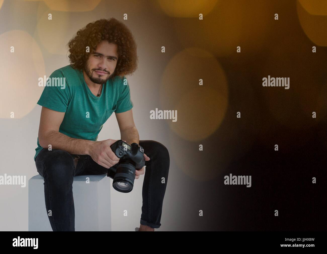 Camera background bokeh hi-res stock photography and images - Alamy