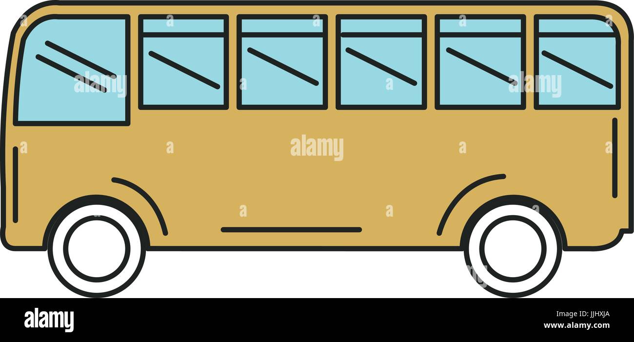 bus vehicle isolated icon vector illustration design Stock Vector Image ...