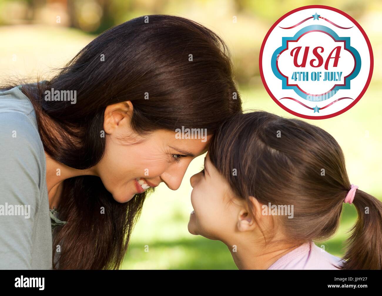 Family Independence Day USA Stock Photo - Alamy