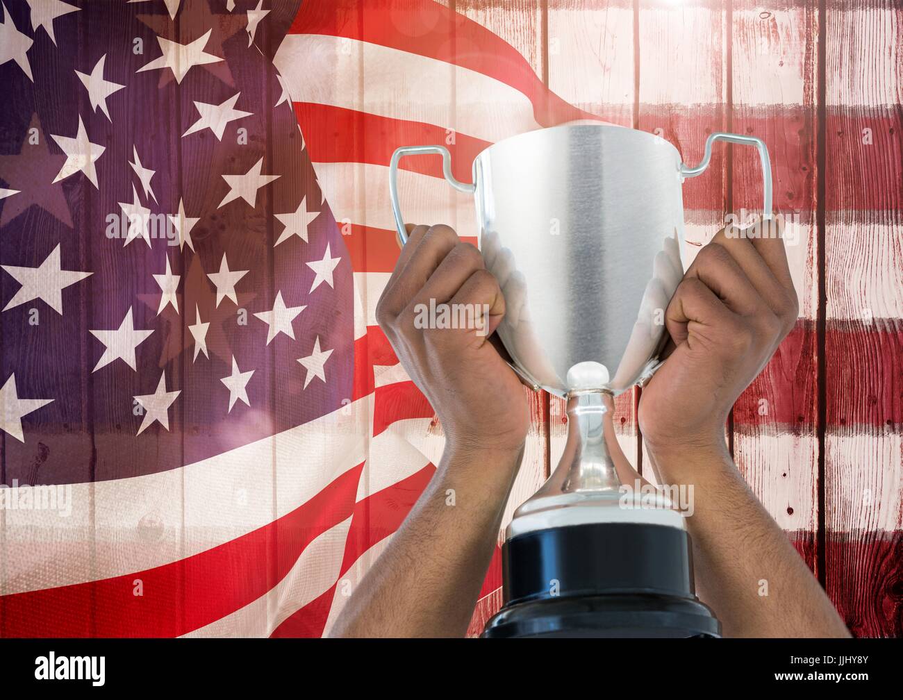 Lifting flag hi-res stock photography and images - Alamy