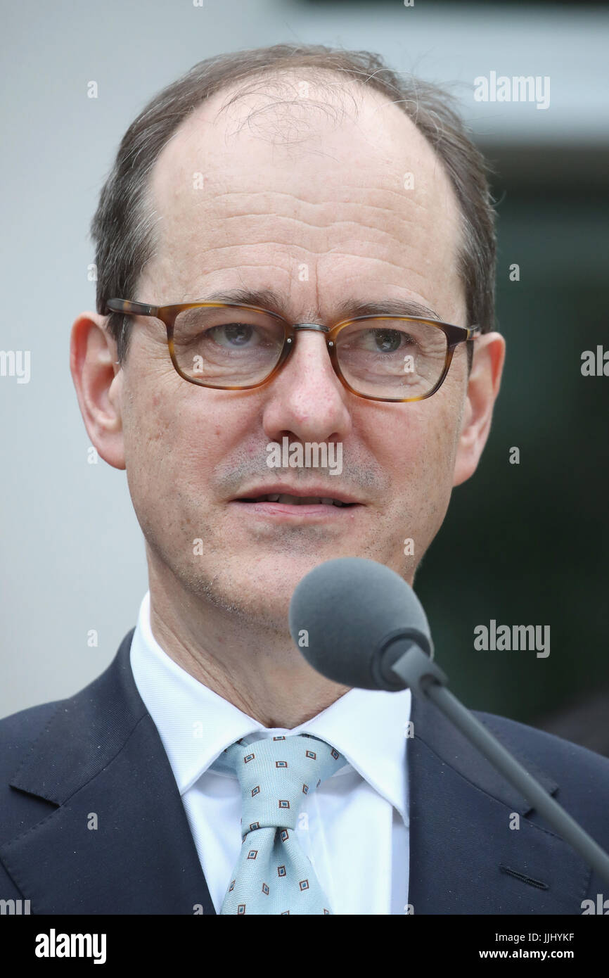 British Ambassador to Germany Sebastian Wood during The Queen's ...