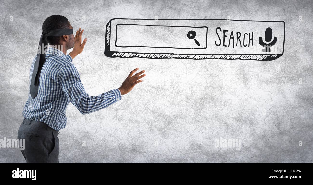 3d man search magnifying glass hi-res stock photography and images - Alamy