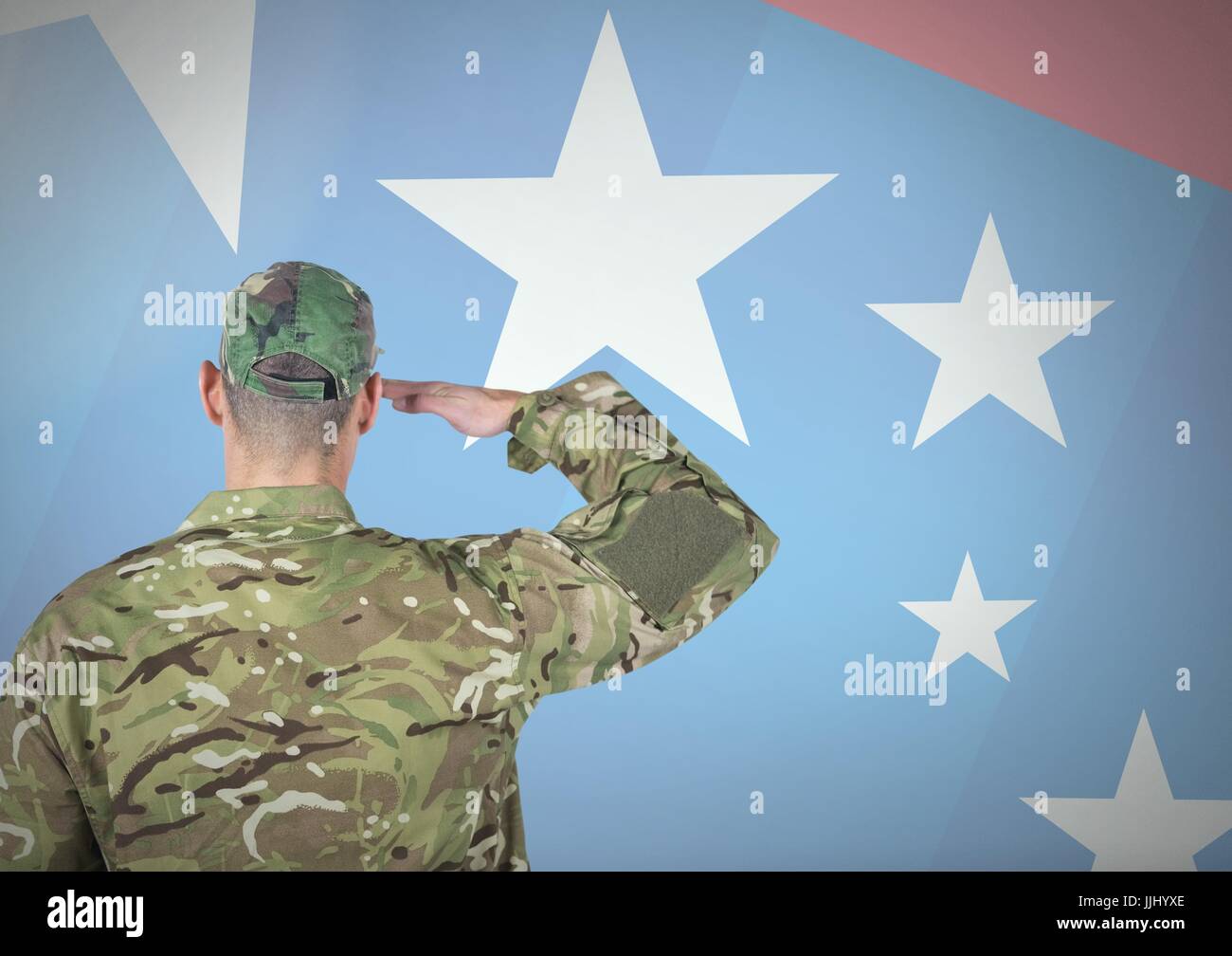 Back the blue flag hi-res stock photography and images - Alamy