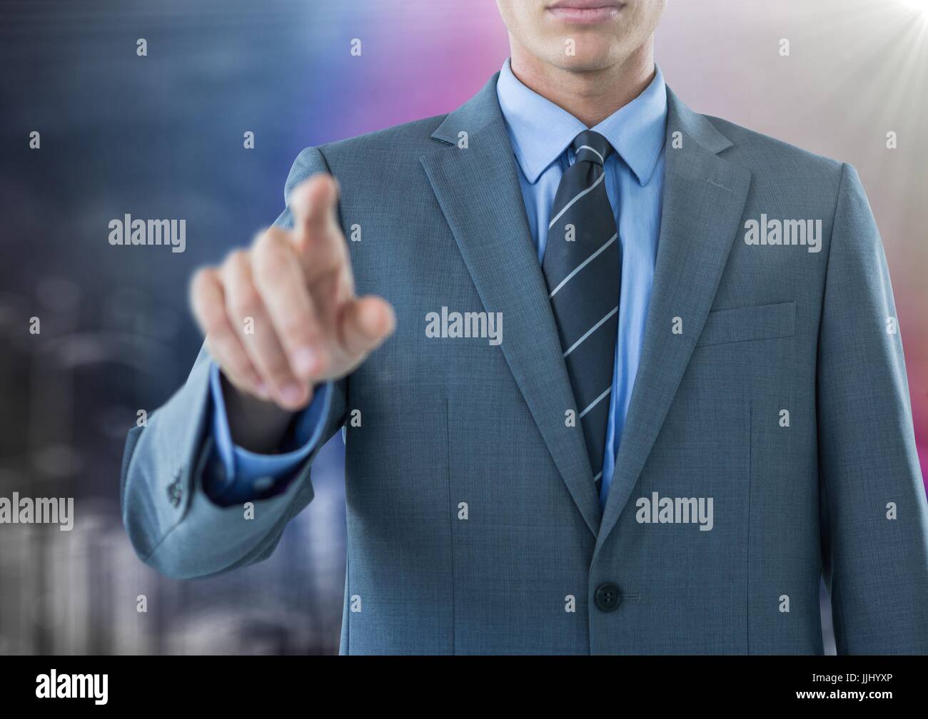 Pointing at wall hi-res stock photography and images - Alamy
