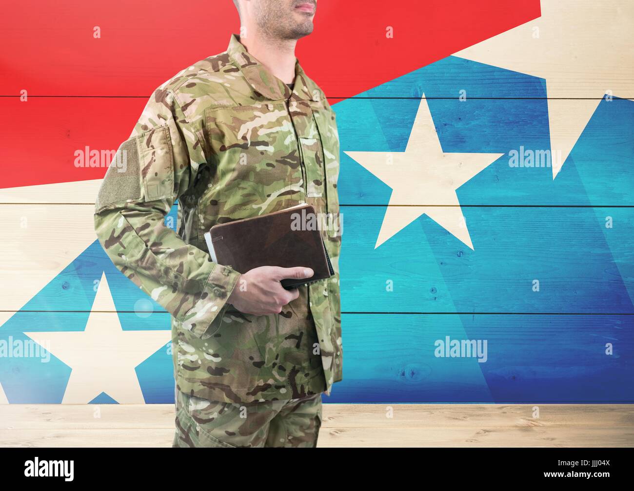 American soldier standing side view hi-res stock photography and images ...