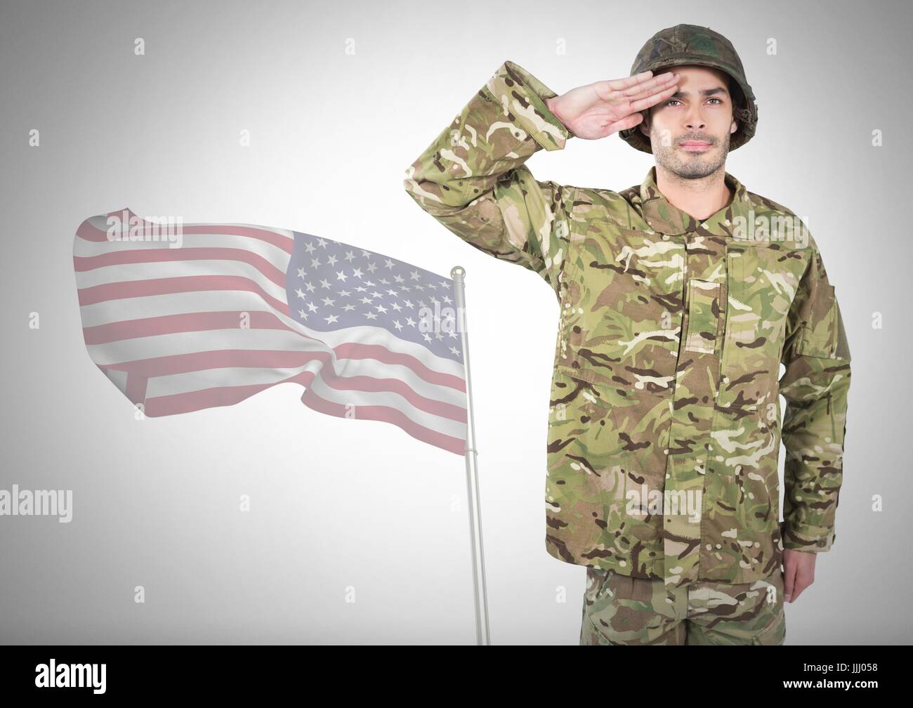 Us soldier uniform flag hi-res stock photography and images - Alamy