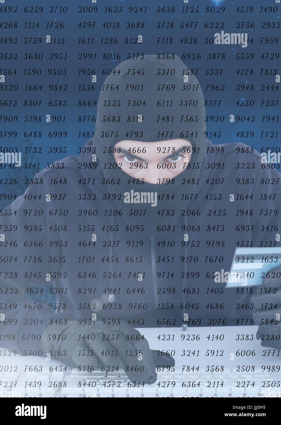 Computer hacker behind hi-res stock photography and images - Alamy