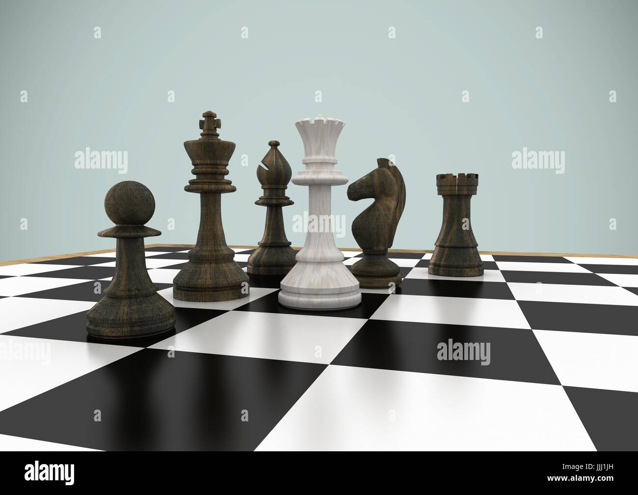 Chess pieces individual hi-res stock photography and images - Alamy
