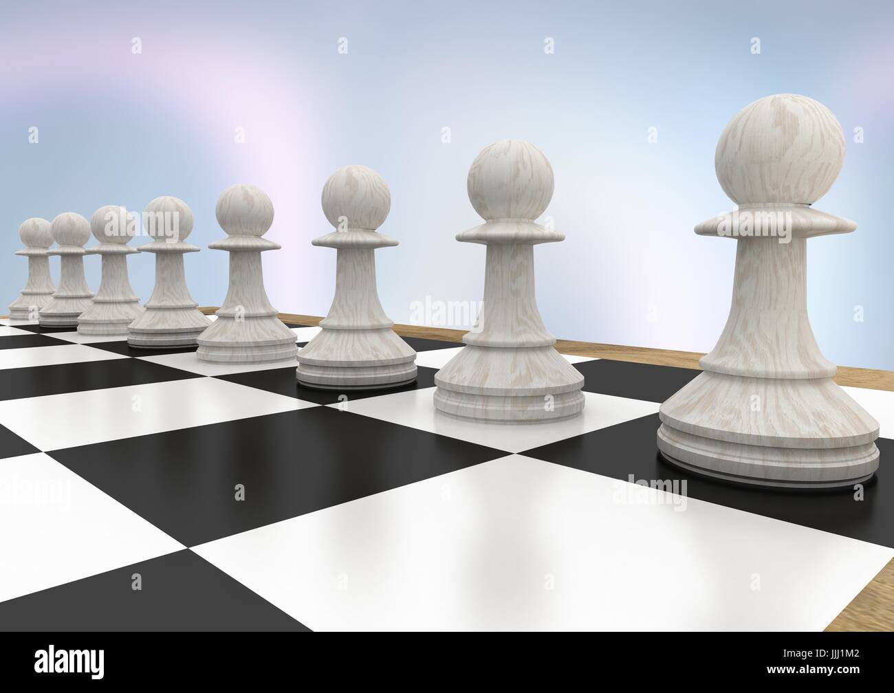 3d Chess pieces against lilac abstract background Stock Photo - Alamy