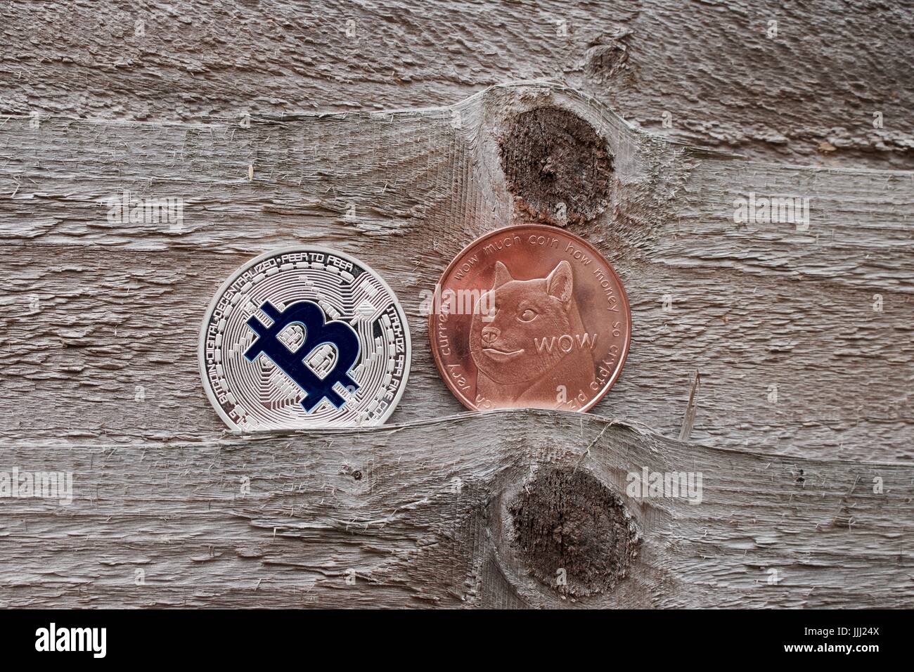 Brass Dogecoin High Resolution Stock Photography and Images - Alamy